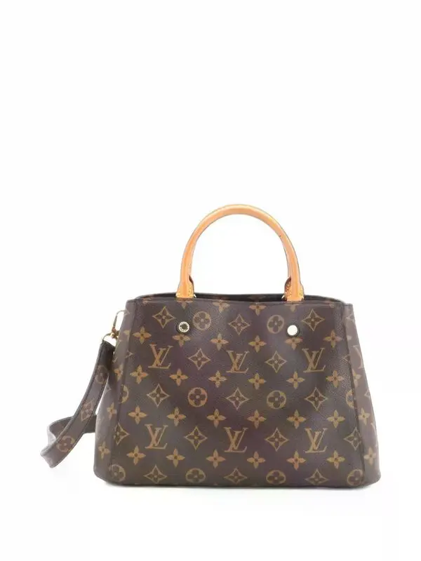 LOUIS VUITTON Montaigne Handbag Monogram Canvas Bb Satchel