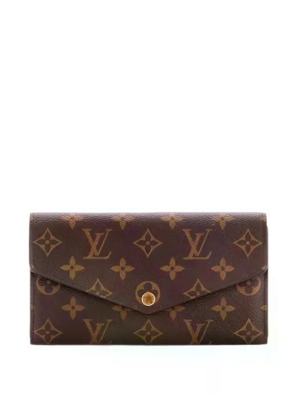 LOUIS VUITTON Sarah Wallet Nm Monogram Canvas Small Wallets - Brown