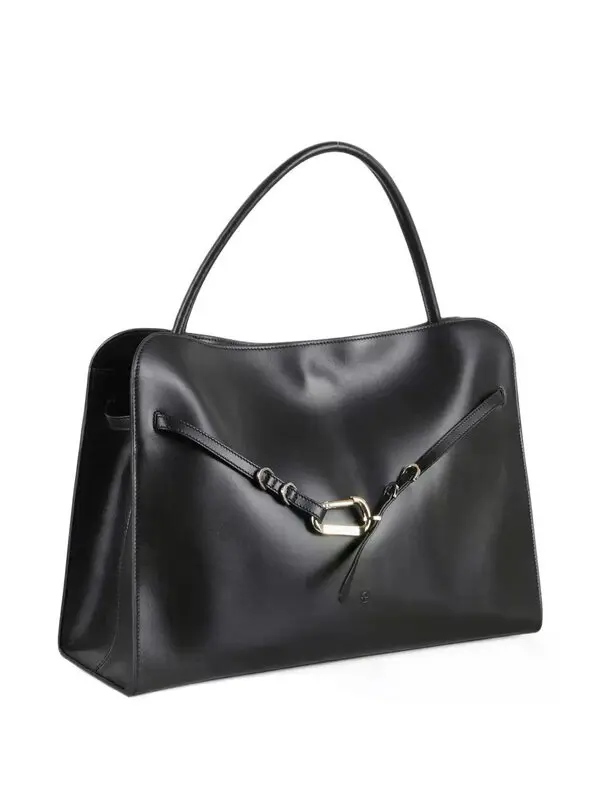 FRANCESCO BIASIA Iconic Non-stop Buckled Leather Tote Bag