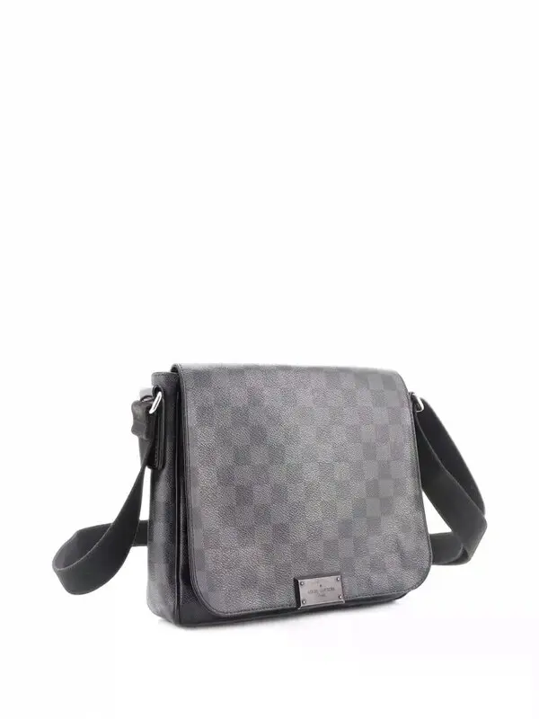 LOUIS VUITTON District Messenger Bag Damier Graphite Pm Crossbody Bag