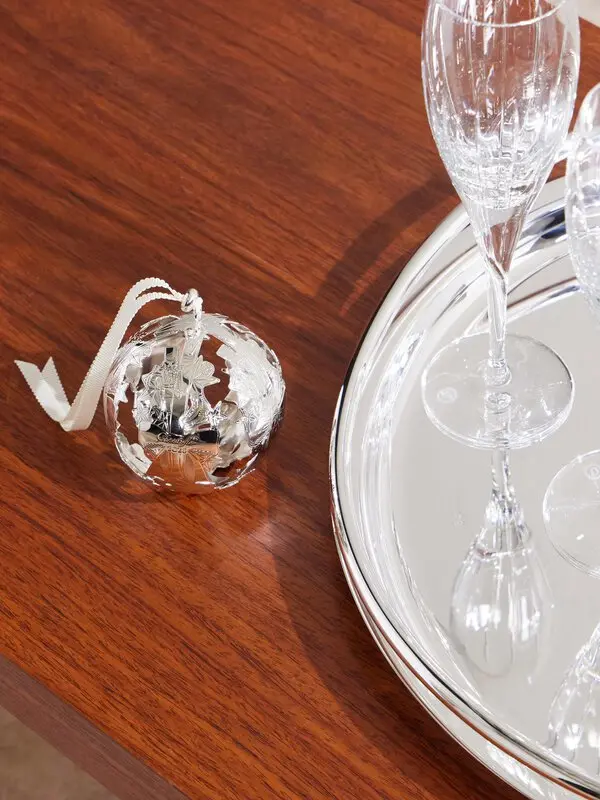Christofle Sous Le Sapin -plated Christmas Ornament - Silver