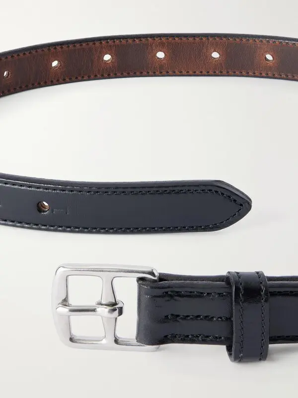 YUKETEN Stirrup 3cm Leather Belt