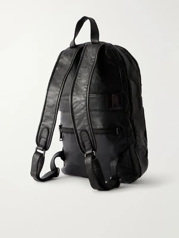 Officine Creative Recruit/19 Full-grain Leather Backpack