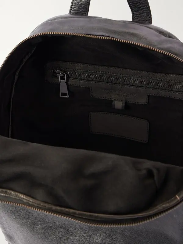 Officine Creative Recruit/19 Full-grain Leather Backpack