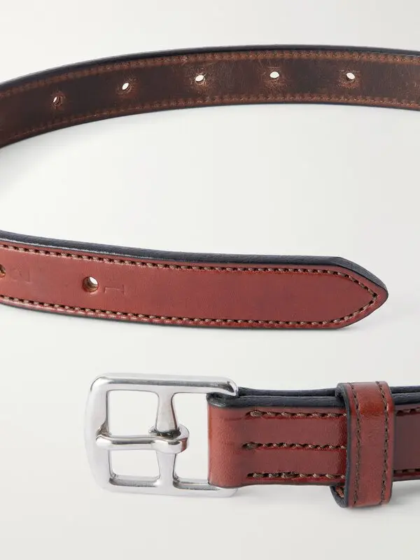 YUKETEN Stirrup 3cm Leather Belt