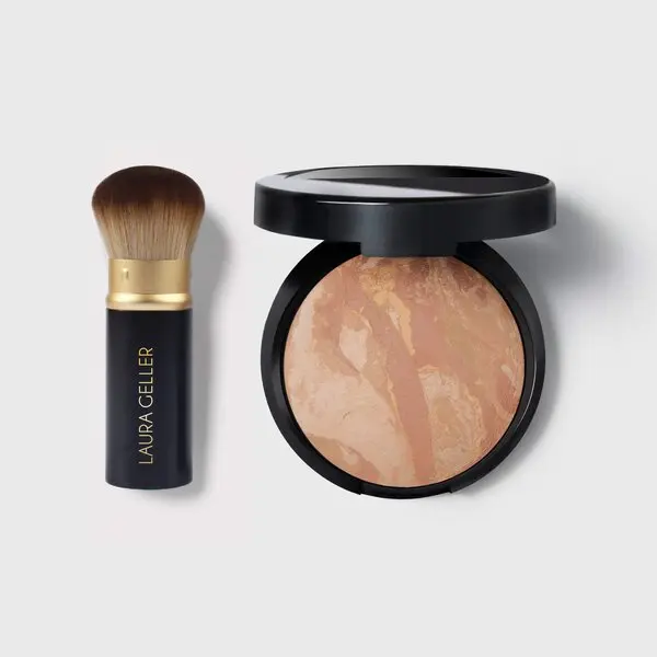 Laura Geller Beauty Baked Balance-n-brighten Foundation + Free Mini Brush - Light