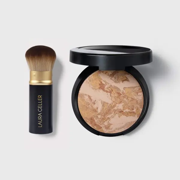 Laura Geller Beauty Baked Balance-n-brighten Foundation + Free Mini Brush - Medium