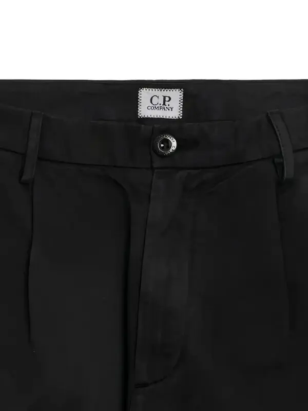 C.P. COMPANY Cotton Gabardine Boxy Pleats Pants