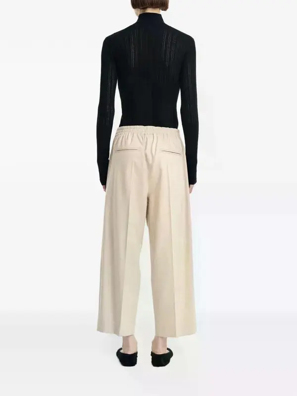 Maria Mcmanus Thermal Mock Ribbed-knit Top