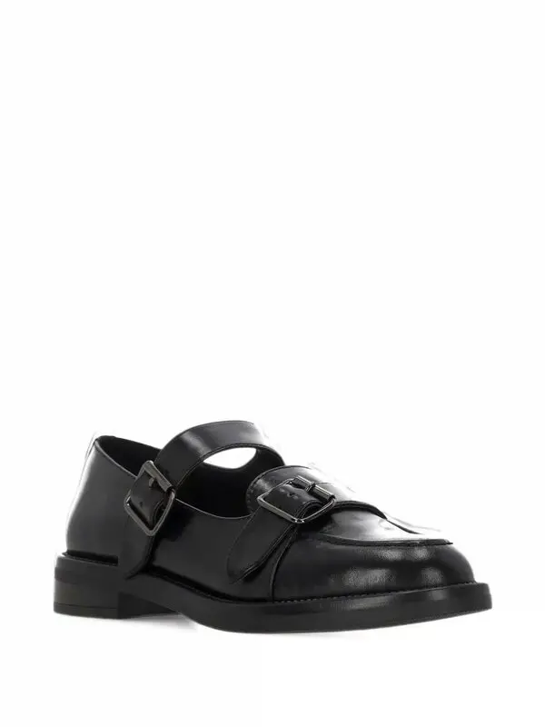 BRUNO PREMI Buckle-fastening Leather Pumps - Black
