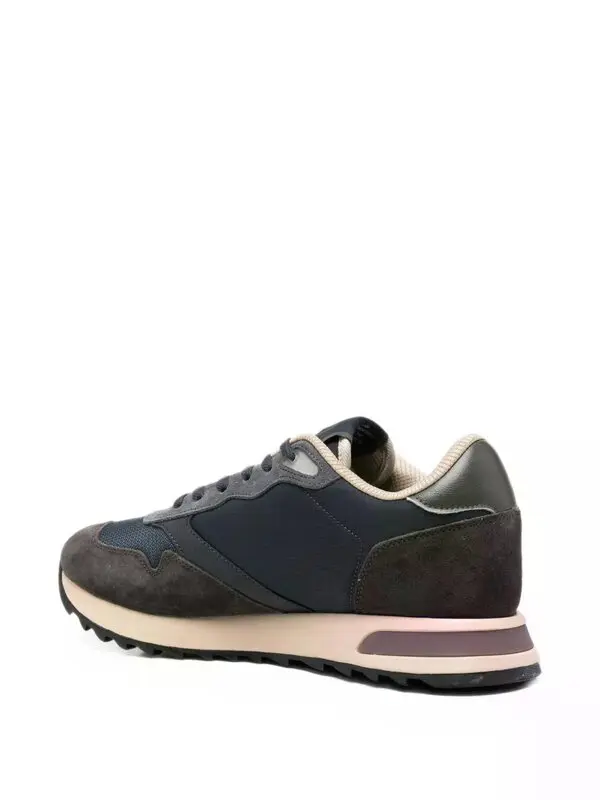 BLAUER. Ryder Panelled Leather Sneakers