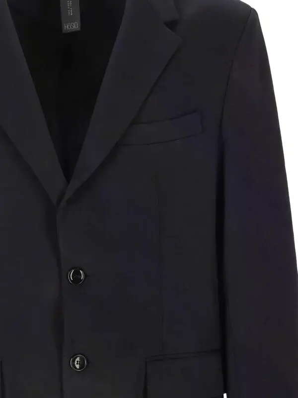 HOSIO Single-breasted Blazer - Blue