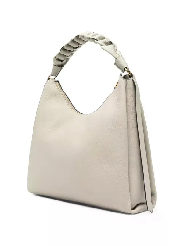 COCCINELLE Boheme Braided Leather Shoulder Bag