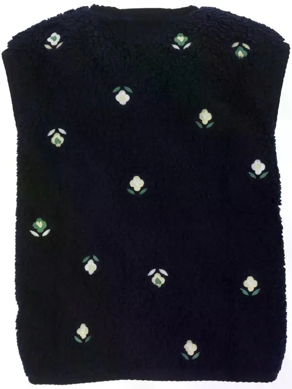 Maison Labiche Loing Floral Fleece Gilet
