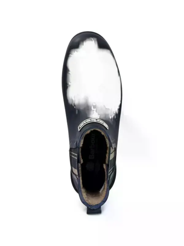 Barbour Kirkton Ankle Wellingtons Boots - Blue