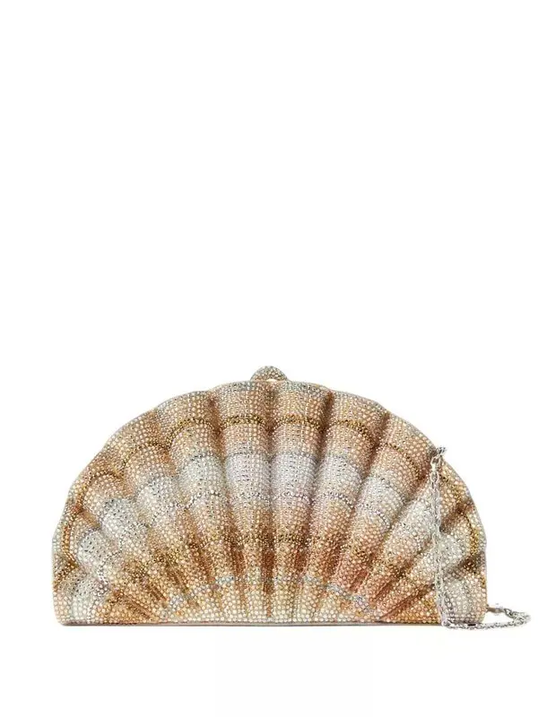 Judith Leiber Origami Crystal-embellished Shell Clutch Bag