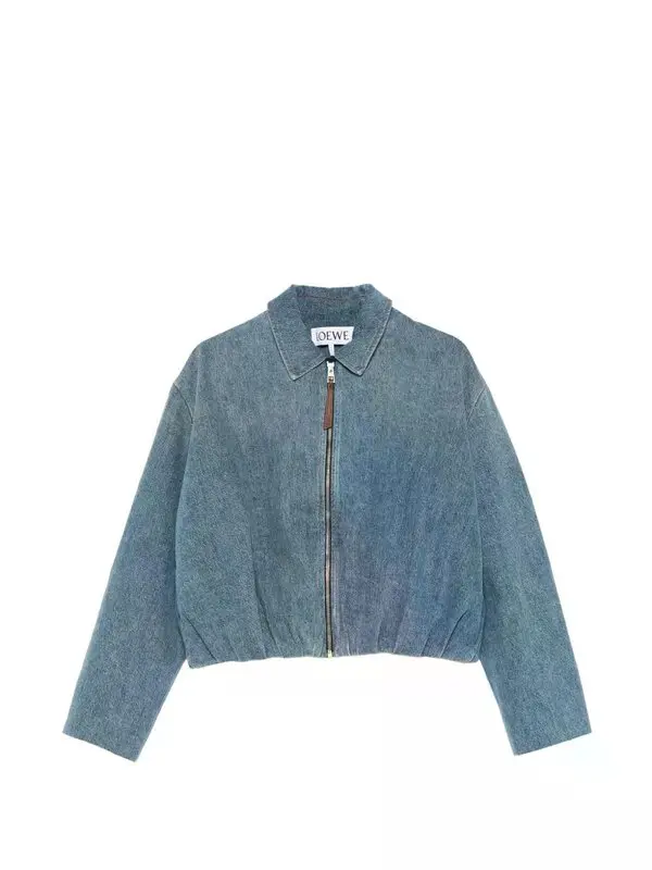 Loewe Draped Jacket In Denim