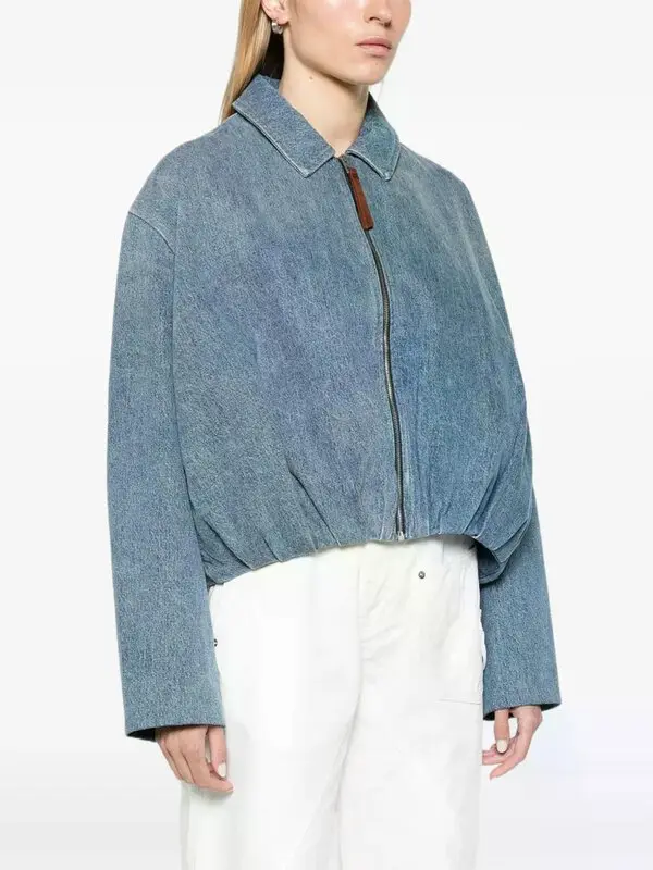 Loewe Draped Jacket In Denim