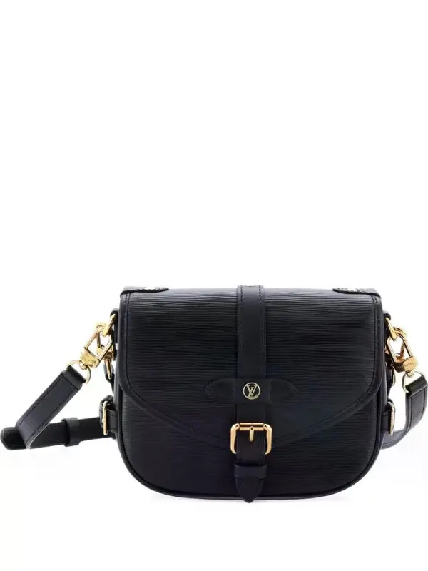 LOUIS VUITTON Saumur Handbag Epi Leather Bb Crossbody Bag - Black