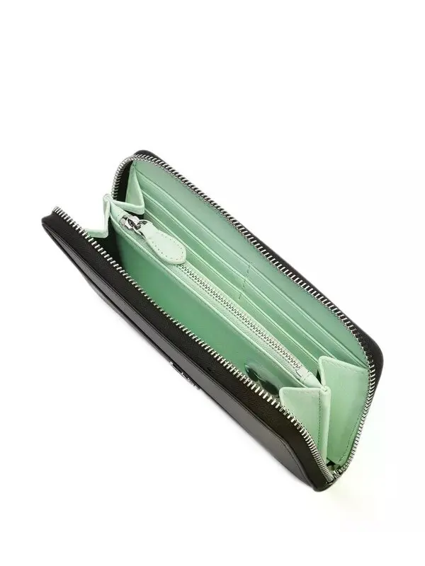 Karl Lagerfeld Ikon Elongated Faux-leather Wallet