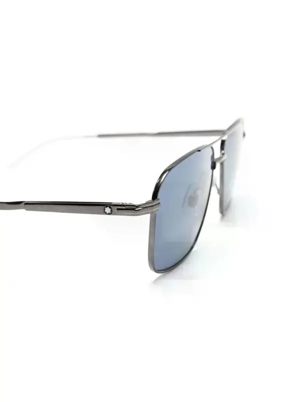 Montblanc Double-bridge Square-frame Sunglasses