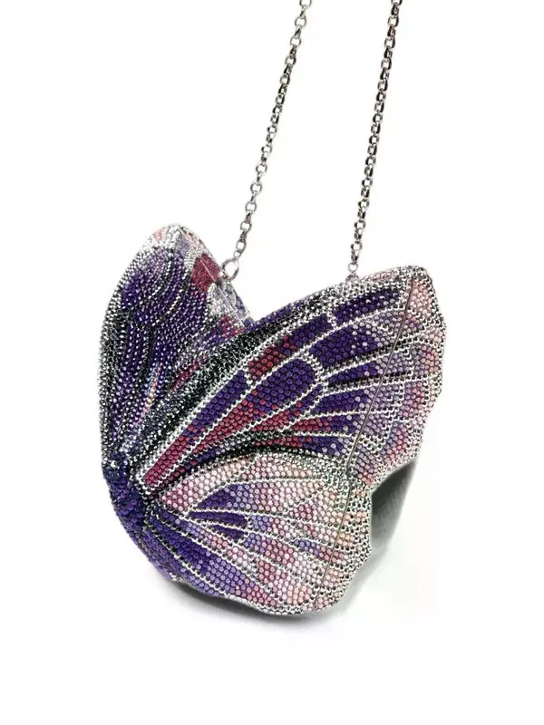 Judith Leiber Crystal-embellished Butterfly-shaped Clutch Bag
