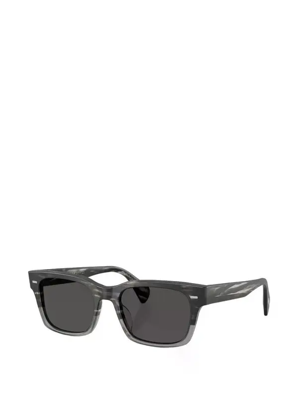 Oliver Spencer Ryce Square-frame Sunglasses - Grey