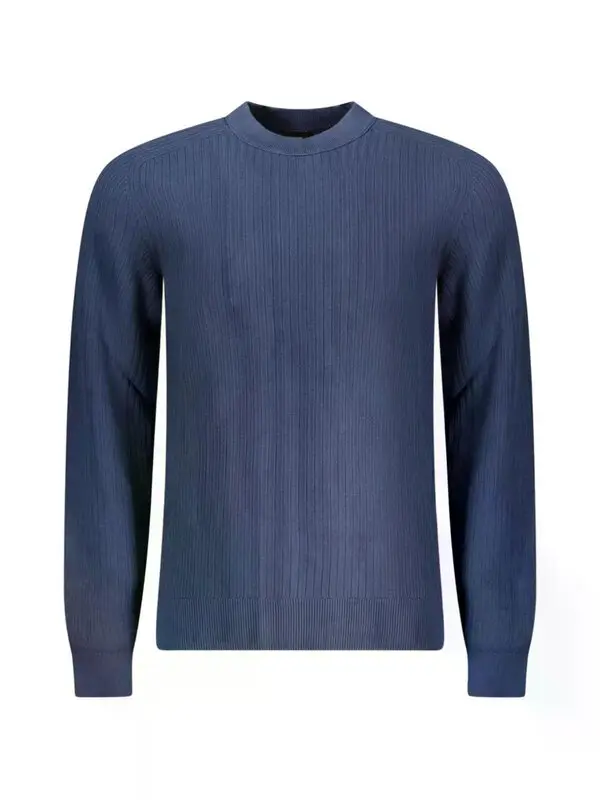 BOSS Ribbed-knit Cotton Sweater