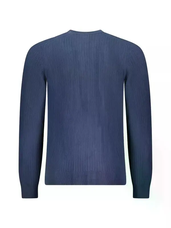 BOSS Ribbed-knit Cotton Sweater
