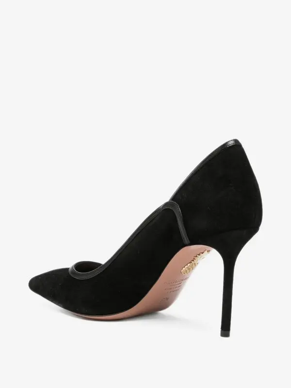 AQUAZZURA Pointed-toe Suede High Heels