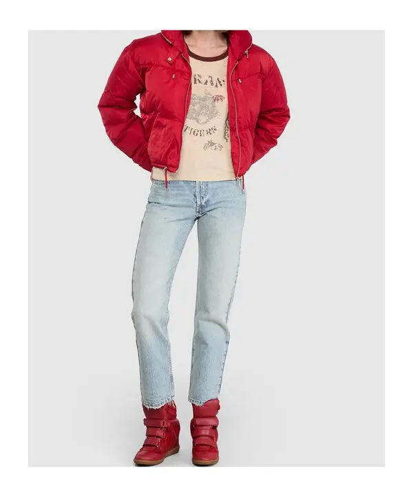 Isabel Marant Étoile Quilted Down Jacket With Zip Closure