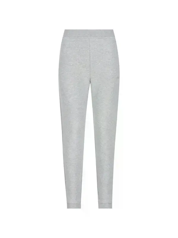 Max Mara Logo-embroidered Track Pants - Grey