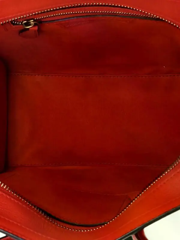 Celine Luggage Bag Grainy Leather Micro Tote Bag