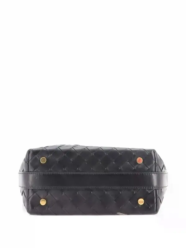 Bottega Veneta Wallace Intrecciato Nappa Mini Shoulder Bag - Black