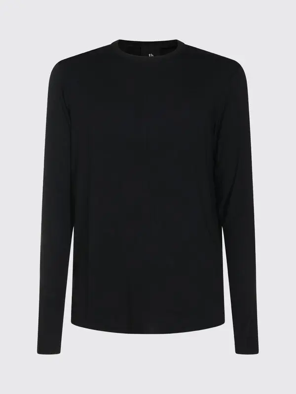 THOM KROM Long-sleeved Cashmere-blend Crew-neck T-shirt
