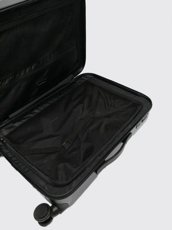 Emporio Armani Hardshell Abs Trolley With Monogram And Embossed Eagle Logo