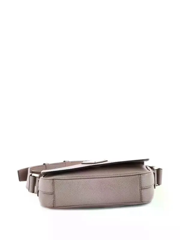 Prada Full Flap Saffiano Leather Small Shoulder Bag