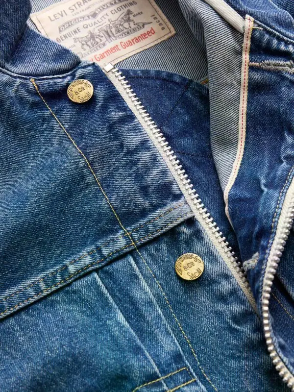 Sacai X Levi´s Zip-up Denim Jacket