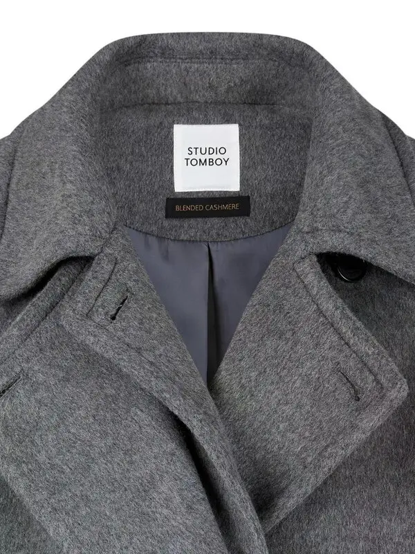 STUDIO TOMBOY Scarf-detail Wool-blend Coat