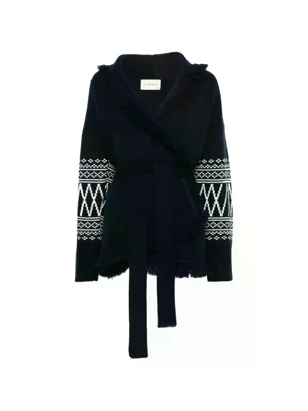 WE NORWEGIANS Setesdal Cardigan - Blue