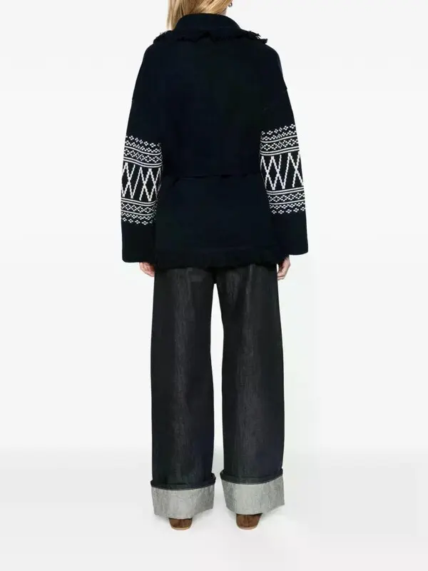WE NORWEGIANS Setesdal Cardigan - Blue