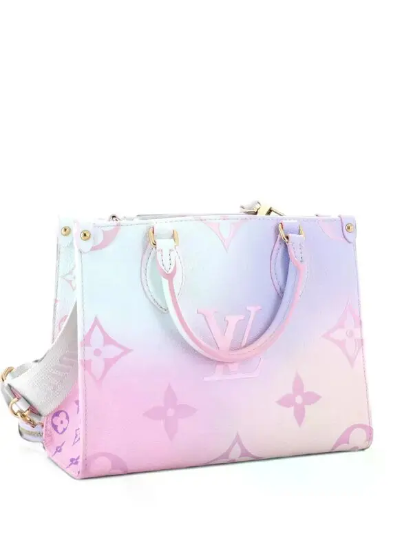 LOUIS VUITTON Onthego Tote Spring In The City Monogram Giant Canvas Pm Shoulder Bag - Multicolour