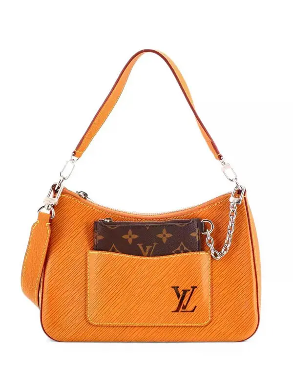 LOUIS VUITTON Marelle Handbag Epi Leather Hobo Bag - Brown
