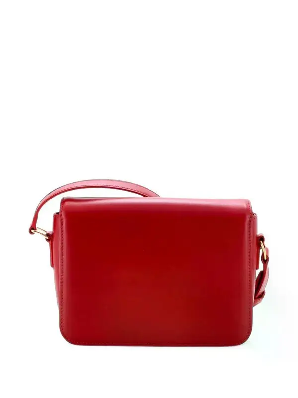 Celine Triomphe Shoulder Bag Smooth Calfskin Teen Crossbody Bag - Red