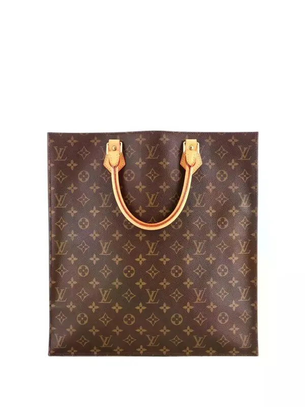 LOUIS VUITTON Vintage Sac Plat Bag Monogram Canvas Tote Bag