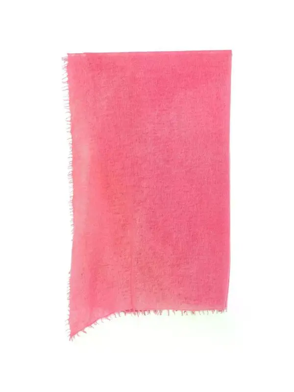 Warm Me Nomad Small Frayed Scarf - Pink