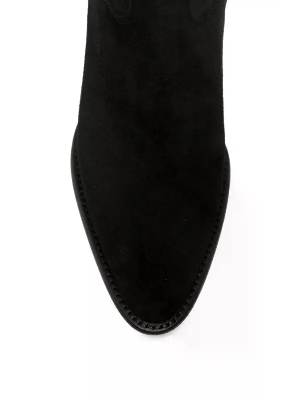 ANNA F. Western-style Suede Boots
