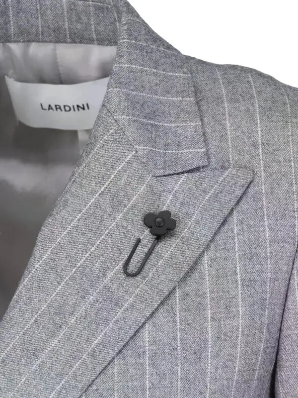 LARDINI Pinstripe Double-breast Blazer