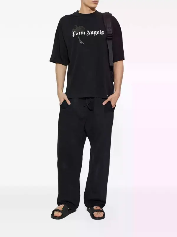 Palm Angels Logo-patch Slides