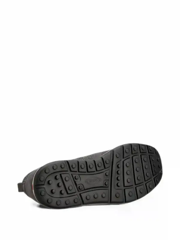 TOD'S Red Dot Sneakers In Pashmy Suede And Knit